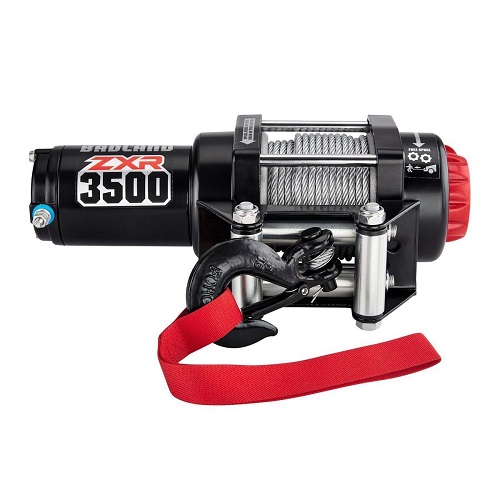Cabrestante con cable ZXR 3500 marca Badland – Segunda que Barato