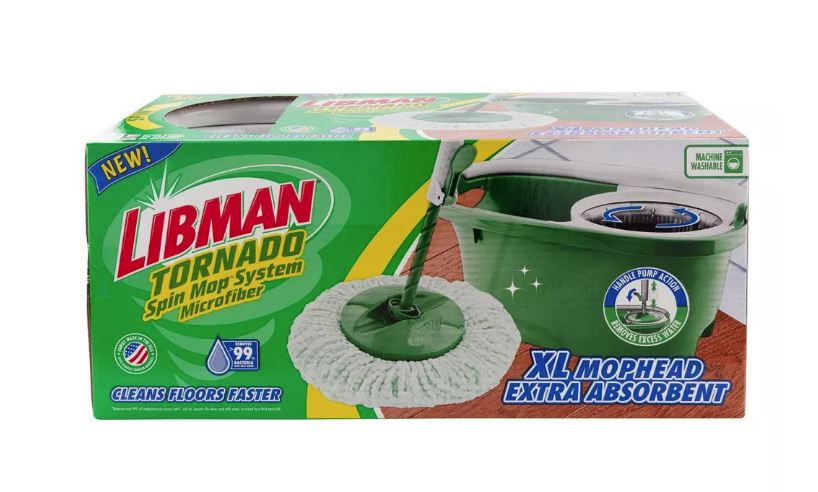 Sistema de trapeador giratorio marca Libman Tornado – Segunda que Barato