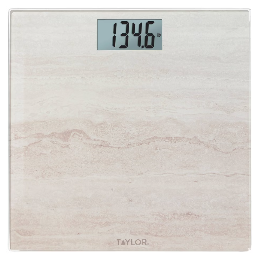 Báscula digital de vidrio – Taylor Travertino – Segunda que Barato